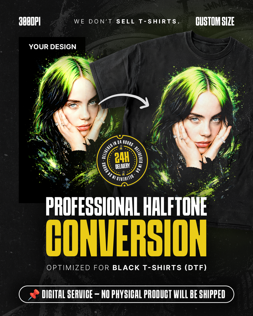 Halftone Conversion (DTF) – Halftone Lab