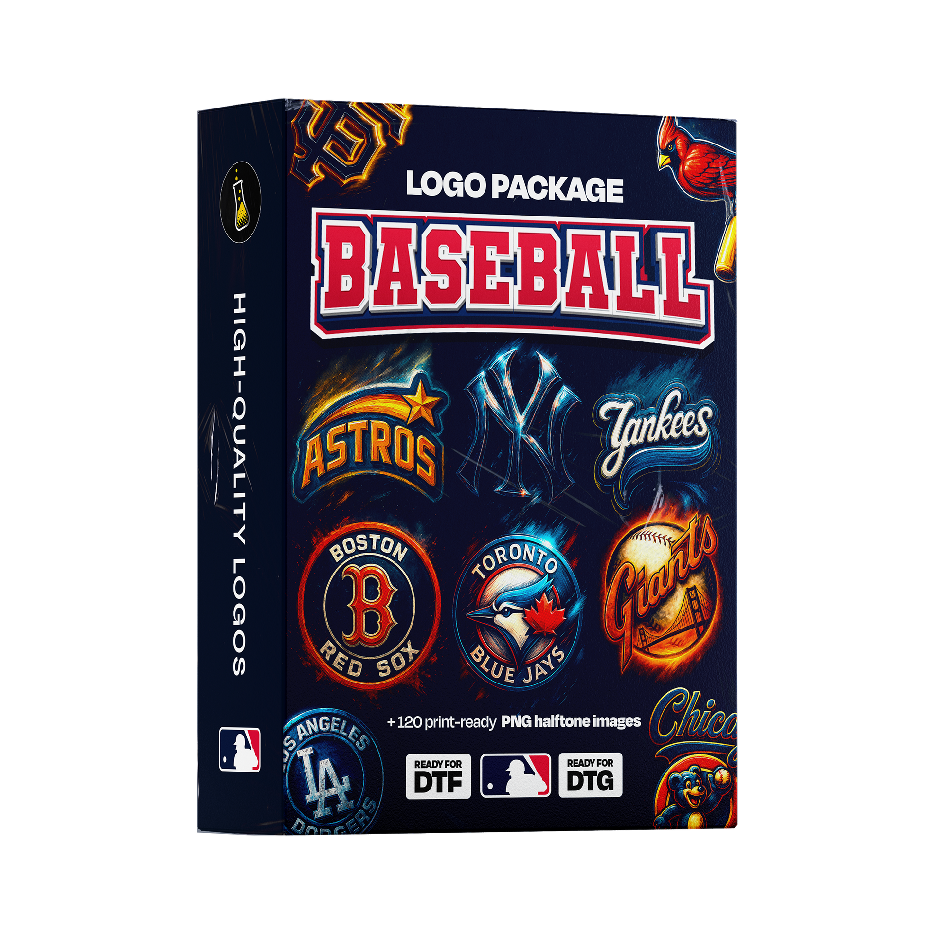 Baseball MLB Logos Pack – Halftone Lab