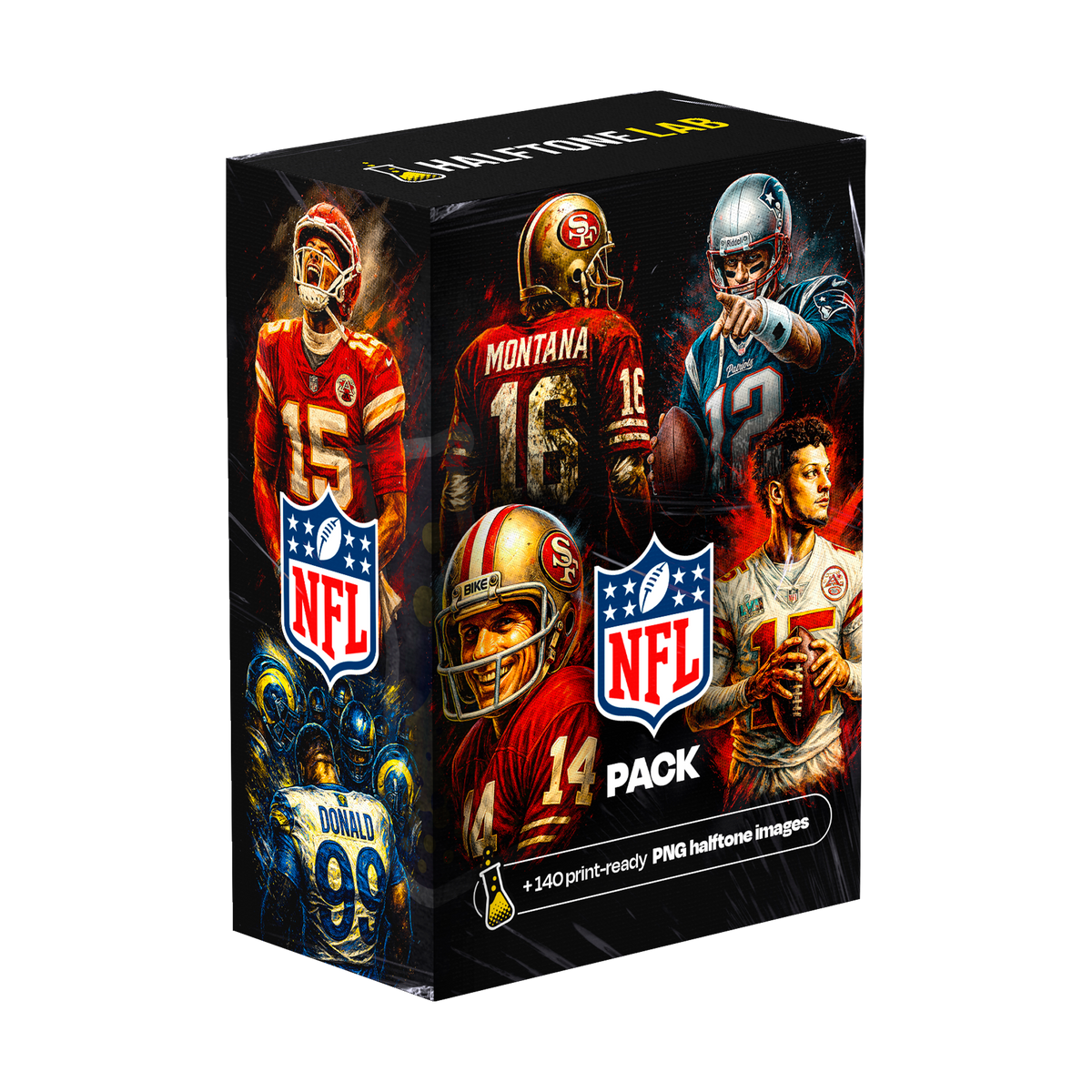 NFL Pack – Halftone Lab