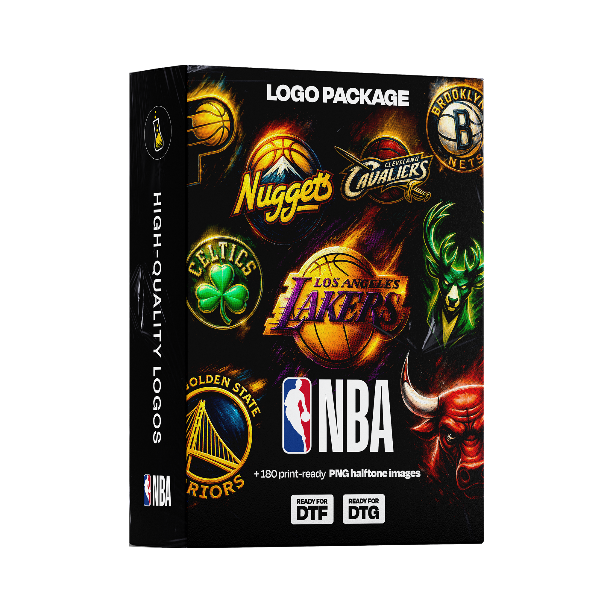 Basketball NBA Logos Pack – Halftone Lab