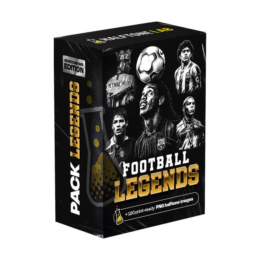 Football Legends Pack – Halftone Lab