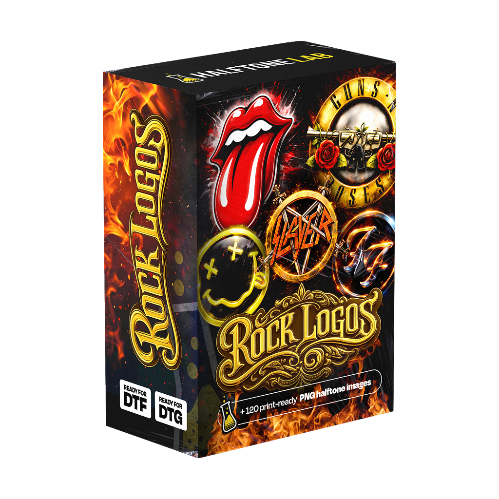 Rock Logos Pack – Halftone Lab